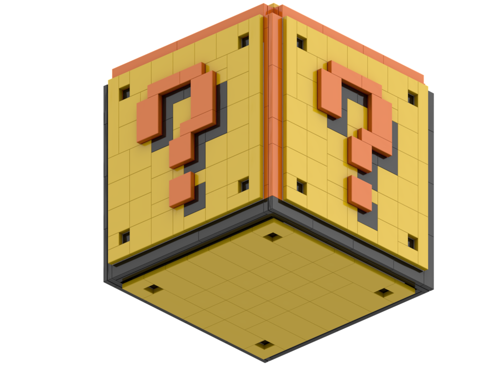 LEGO MOC-124804 Old school question block by Daddyniemi | Rebrickable ...