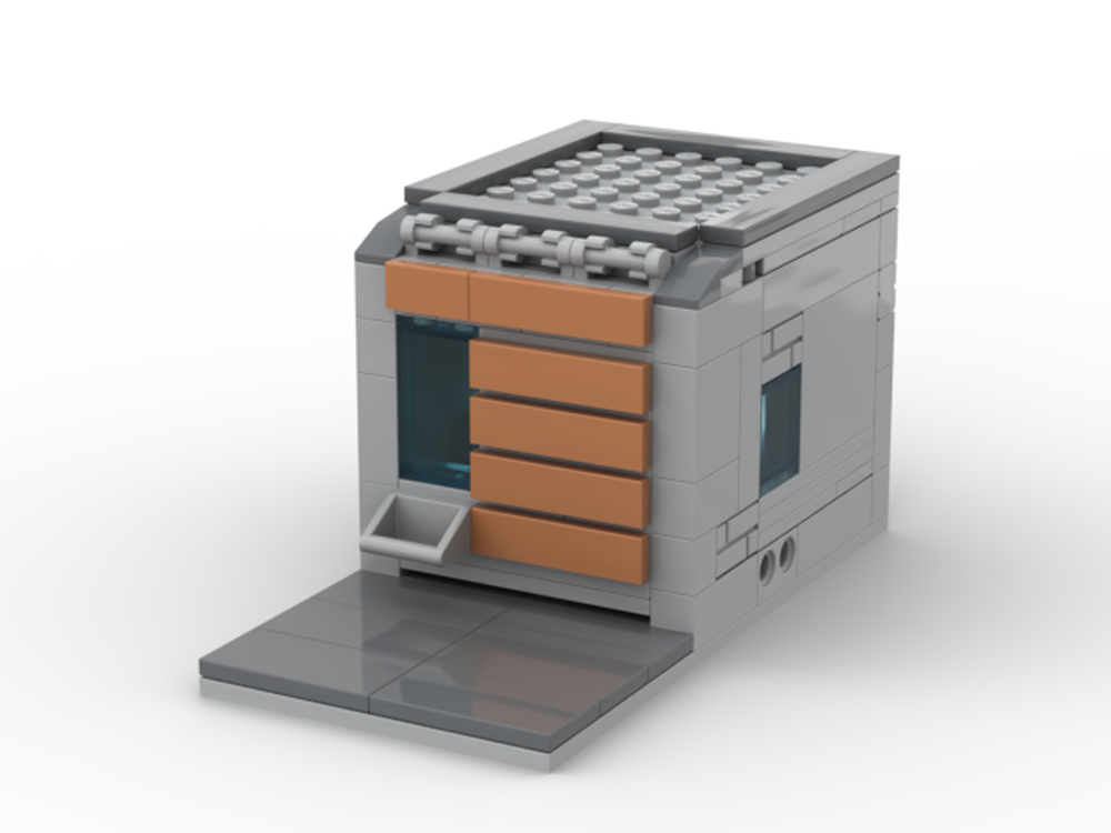 LEGO MOC Modular Small Garage by Nitweiy | Rebrickable - Build with LEGO