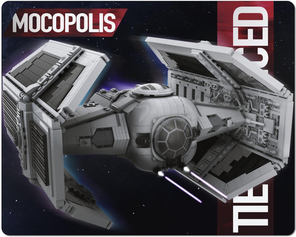 LEGO MOC SW UCS TIE Advancеd by MOCOPOLIS | Rebrickable - Build with LEGO