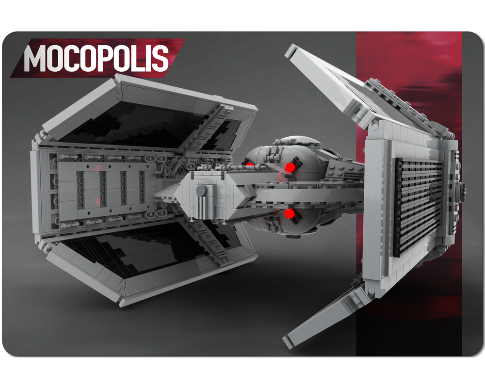Lego Moc Sw Ucs Tie Advancеd By Mocopolis Rebrickable Build With Lego