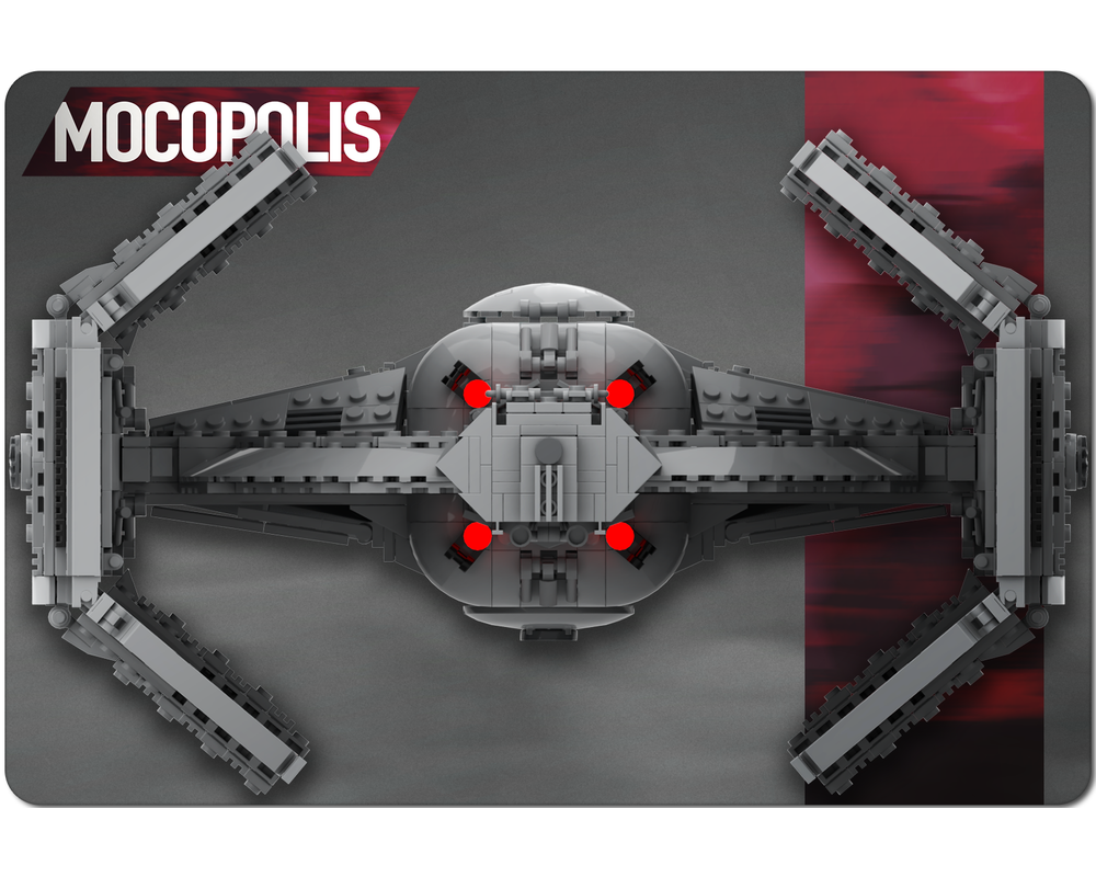Lego Moc Sw Ucs Tie Advancеd By Mocopolis Rebrickable Build With Lego