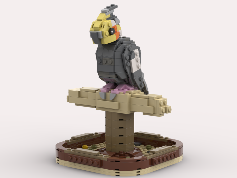 LEGO MOC Cockatiel by Penguins and plastic | Rebrickable - Build with LEGO