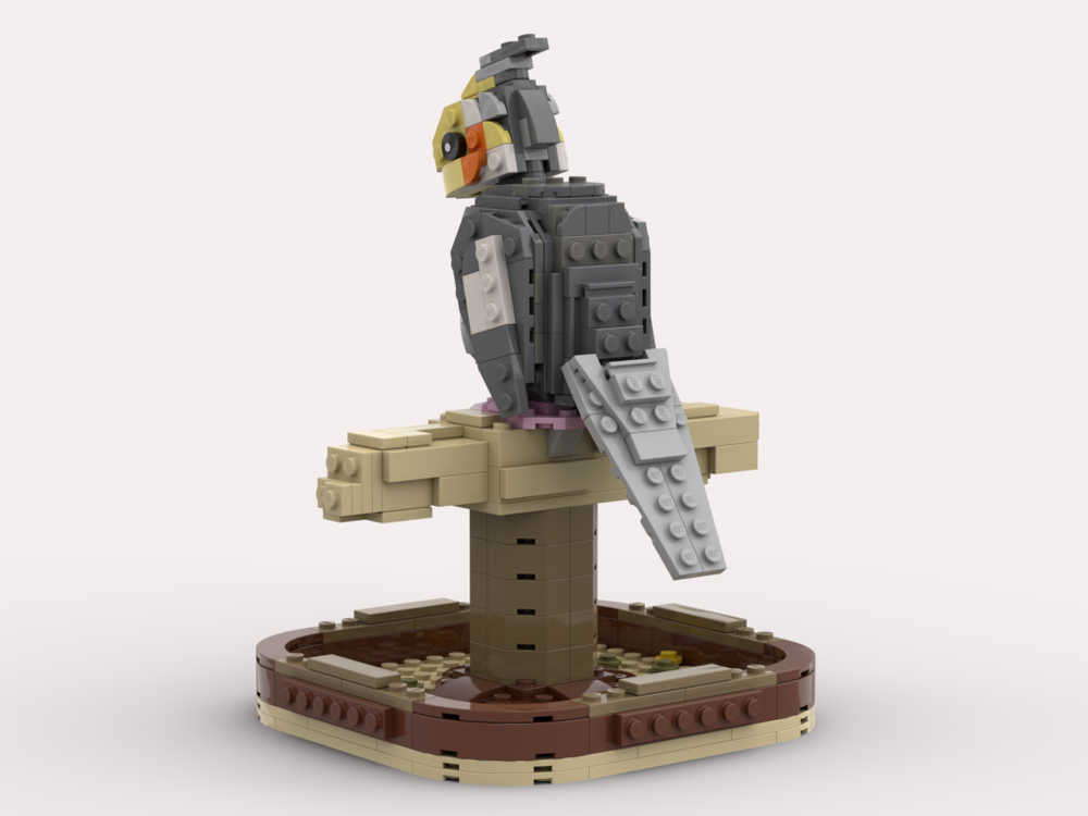 LEGO MOC Cockatiel by Penguins and plastic | Rebrickable - Build with LEGO