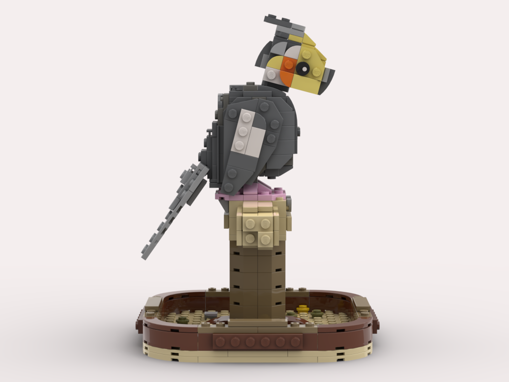 LEGO MOC Cockatiel by Penguins and plastic | Rebrickable - Build with LEGO