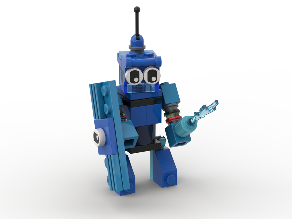 LEGO MOC 11006- Blue Robot 2.0 by Vantablank27 | Rebrickable - Build ...