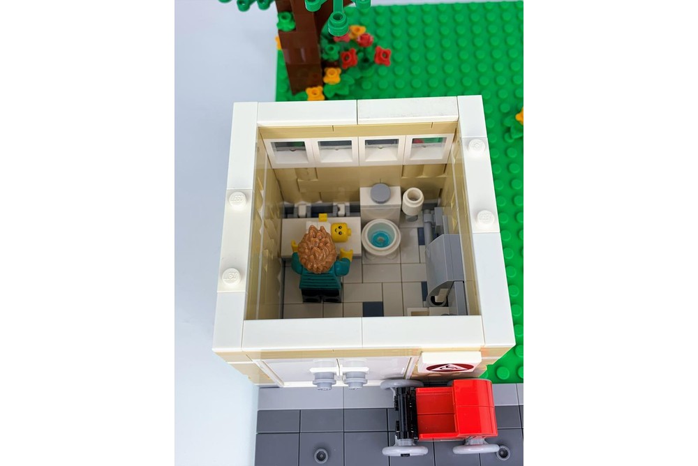 Lego Moc All Gender Accessible Park Restroom By Popplehillbricks