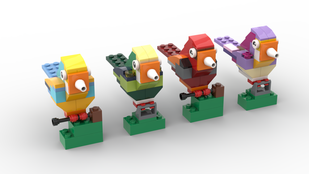 LEGO MOC 10704 Birds by Lenarex | Rebrickable - Build with LEGO