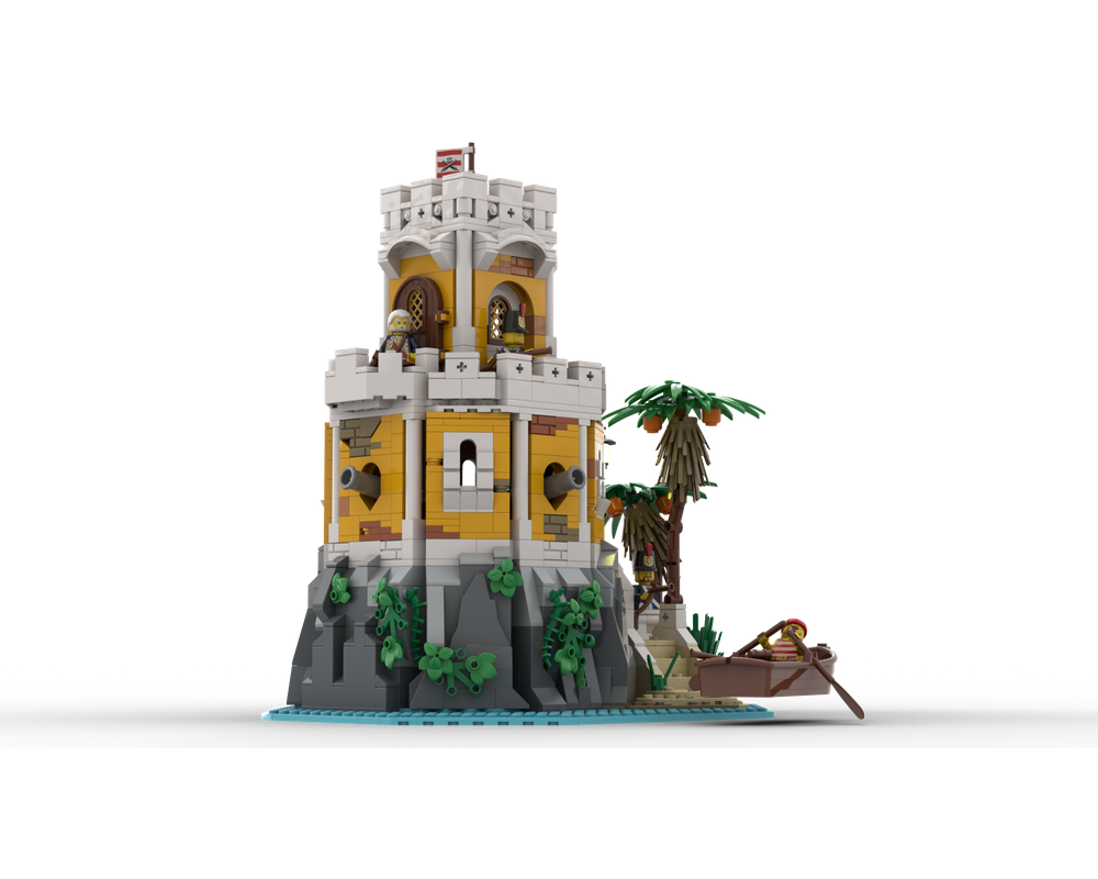 Lego Moc 6266 Cannon Cove Remake By Legatoflegion Rebrickable