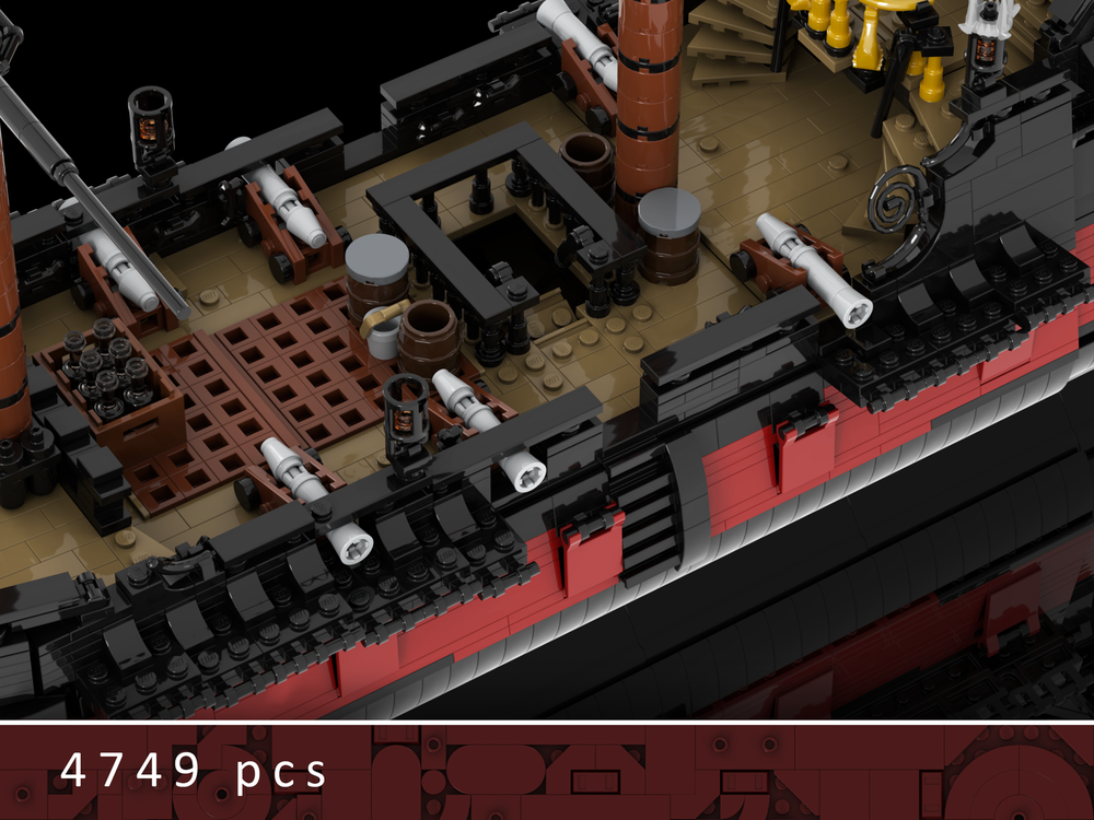 Lego Moc Queen Annes Revenge By Marius2002 Rebrickable Build With Lego