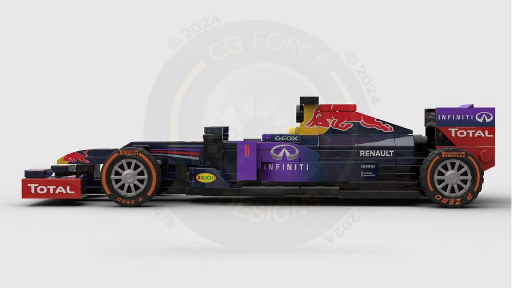 Lego Moc F1 Red Bull Racing Rb9 By Cgforcedesigns Rebrickable Build
