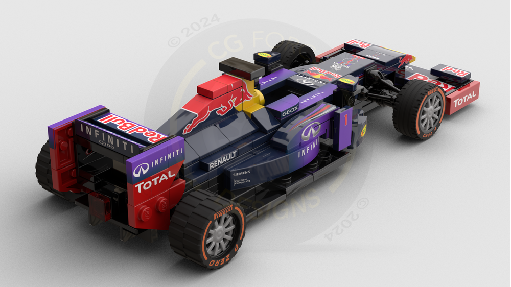 Lego Moc F1 Red Bull Racing Rb9 By Cgforcedesigns Rebrickable Build