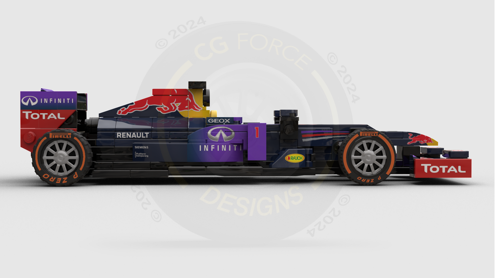 Lego Moc F1 Red Bull Racing Rb9 By Cgforcedesigns Rebrickable Build