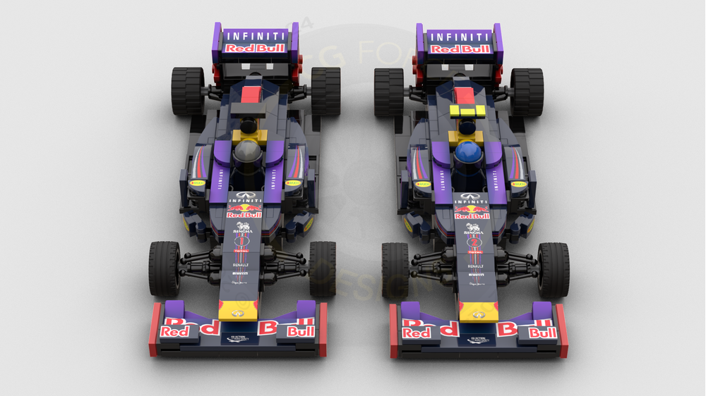 Lego Moc F1 Red Bull Racing Rb9 By Cgforcedesigns Rebrickable Build