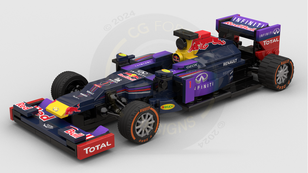 Lego Moc F1 Red Bull Racing Rb9 By Cgforcedesigns Rebrickable Build