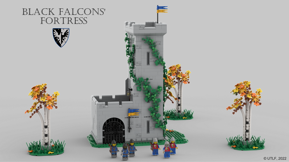LEGO MOC Black Falcons' Fortress by UTLF | Rebrickable - Build with LEGO