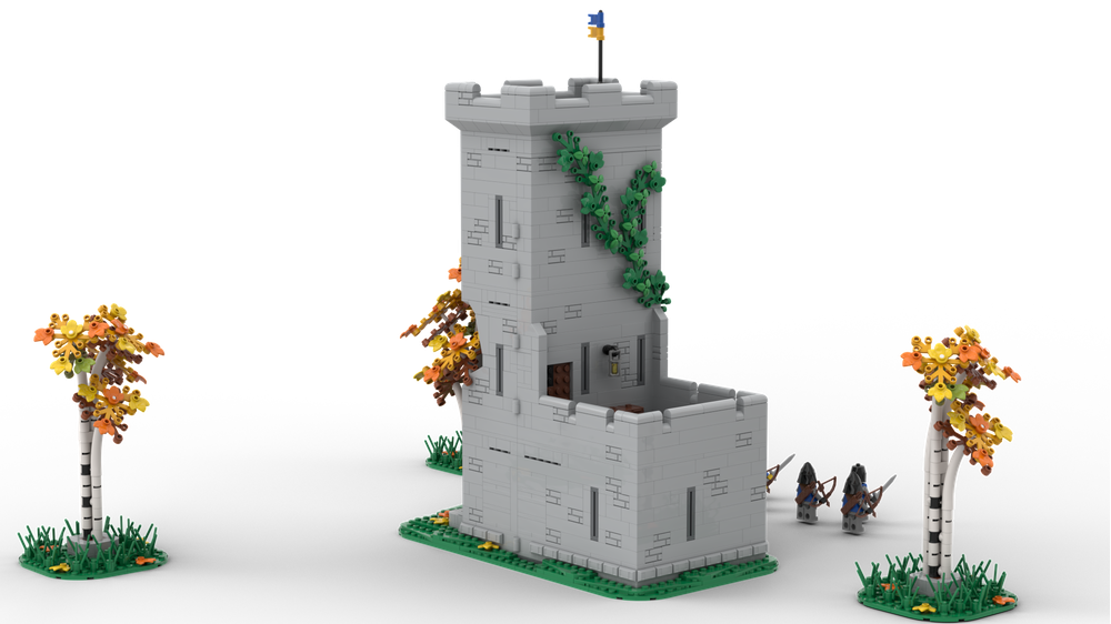 Lego Moc Black Falcons Fortress By Utlf Rebrickable Build With Lego