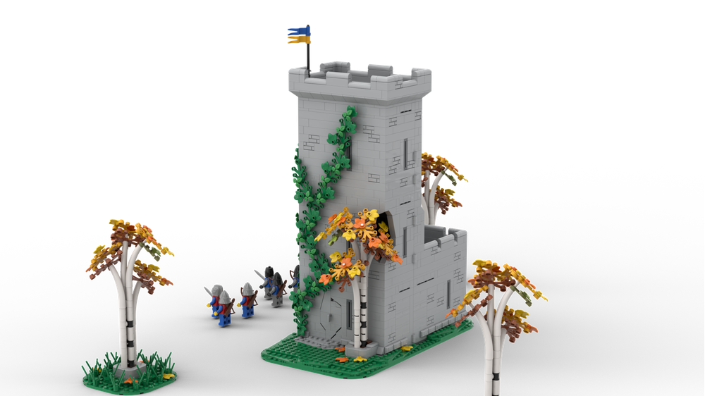 Lego Moc Black Falcons Fortress By Utlf Rebrickable Build With Lego