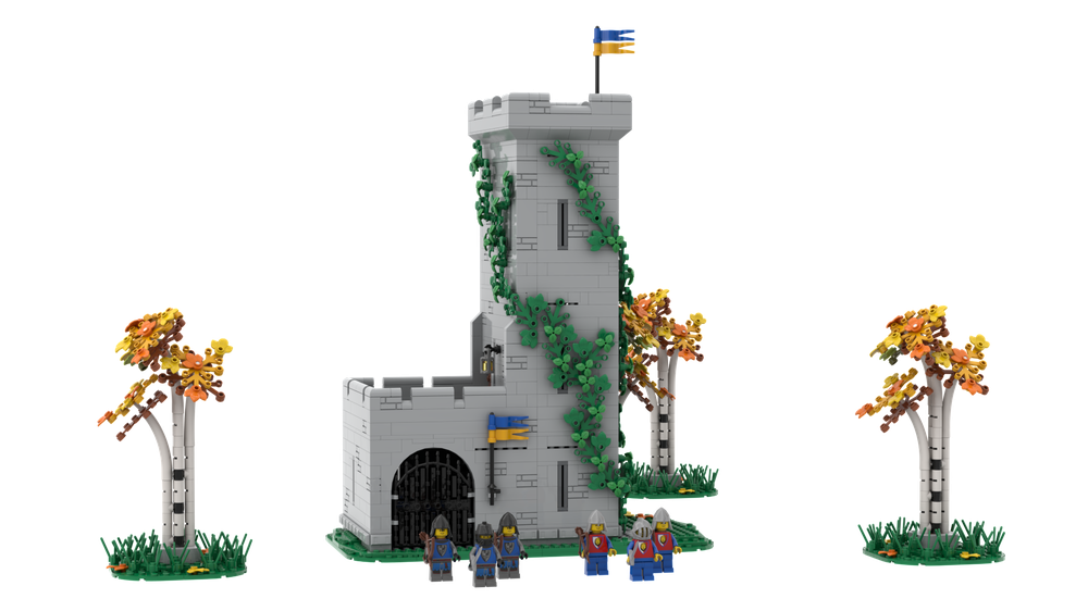Lego Moc Black Falcons Fortress By Utlf Rebrickable Build With Lego