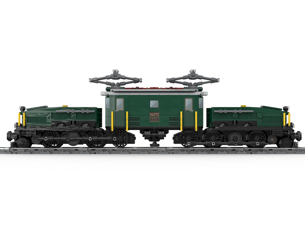 Lego Moc Swiss Electric Locomotive Crocodile Version 2 By Langemat