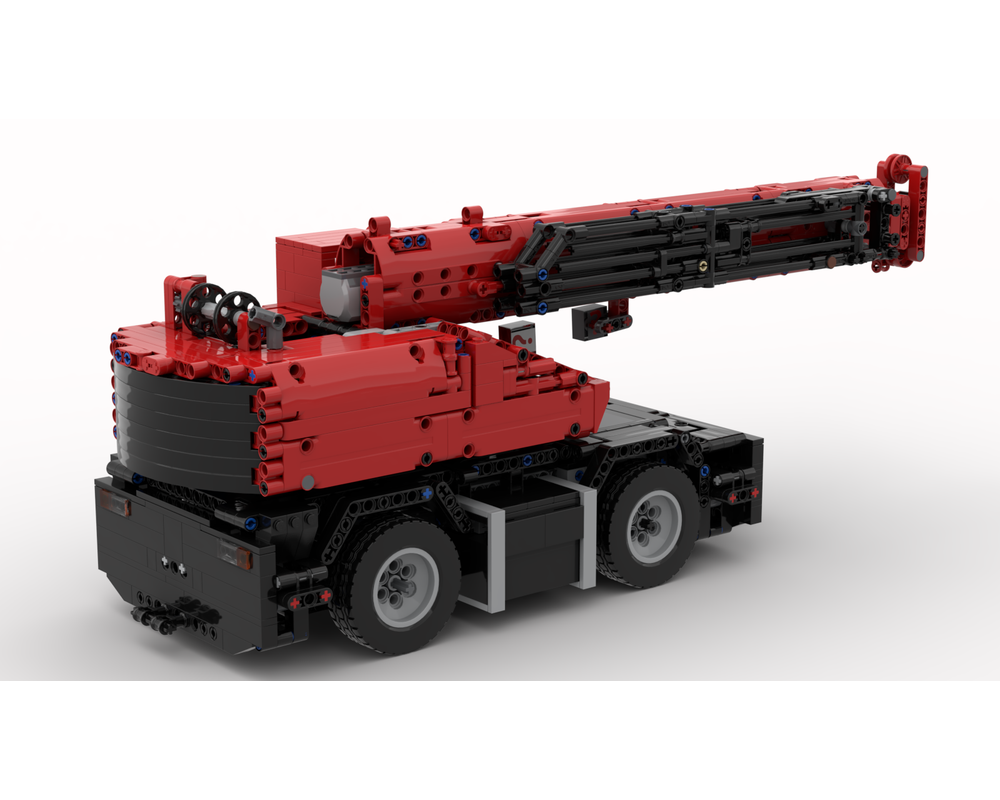 LEGO MOC Red crane Liebherr inspired 4x2x2 by lones_lego_creations ...