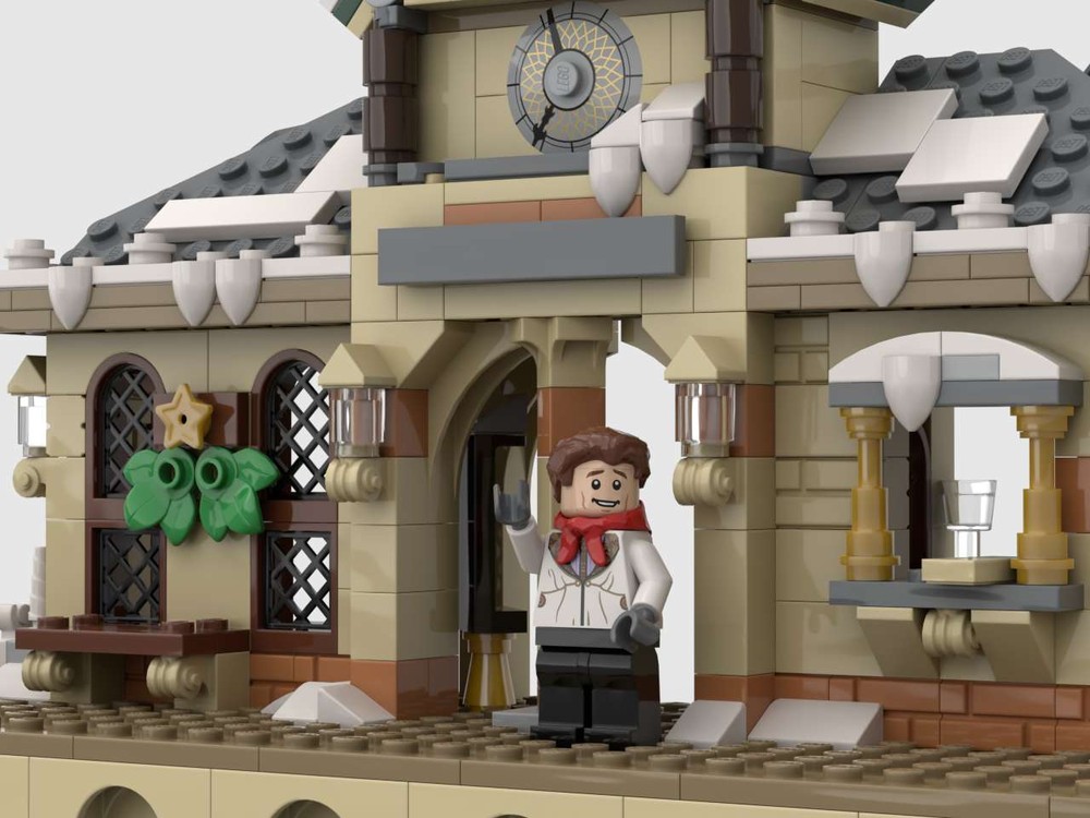 Lego Moc Little Winter Station By Littlethomas Rebrickable Build