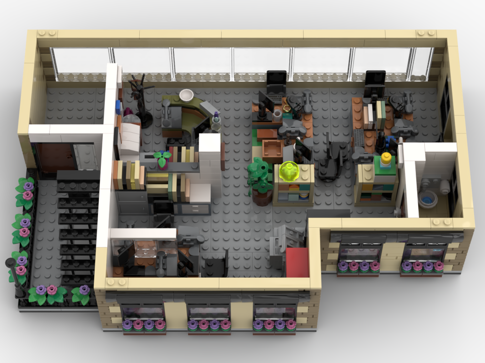Lego Moc Sitcom Suite The Office By Brick Artisan Rebrickable