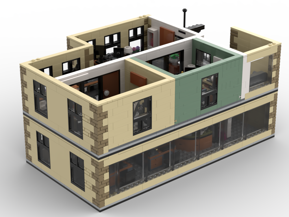 Lego Moc Sitcom Suite The Office By Brick Artisan Rebrickable