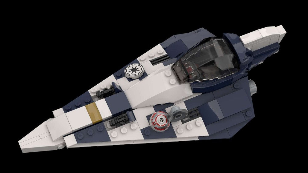 LEGO MOC Plo Koon's Delta 7 Starfighter by Maiku__san | Rebrickable - Build with LEGO
