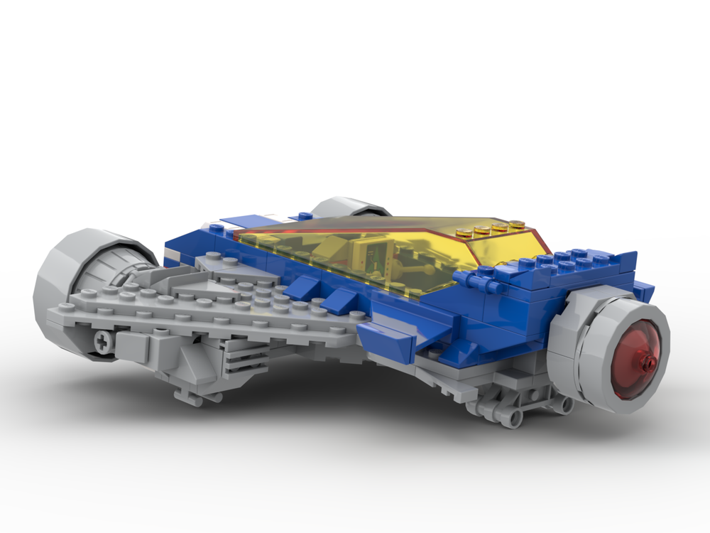 LEGO MOC Twin Engine Space Scamper (alternative, with Galaxy Cruiser ...