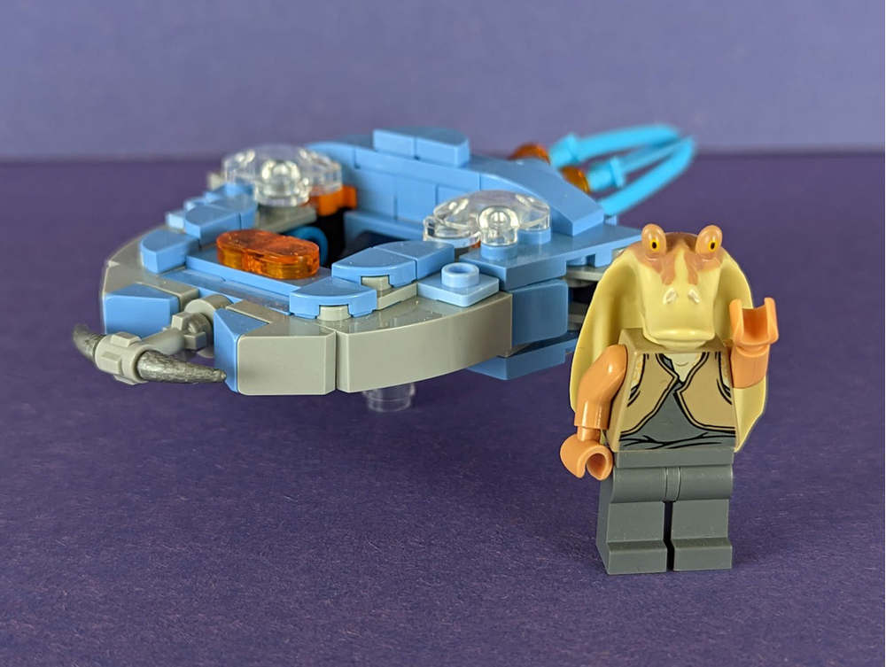 LEGO MOC Gungan Bongo Microfighter by lego_coffee | Rebrickable - Build ...