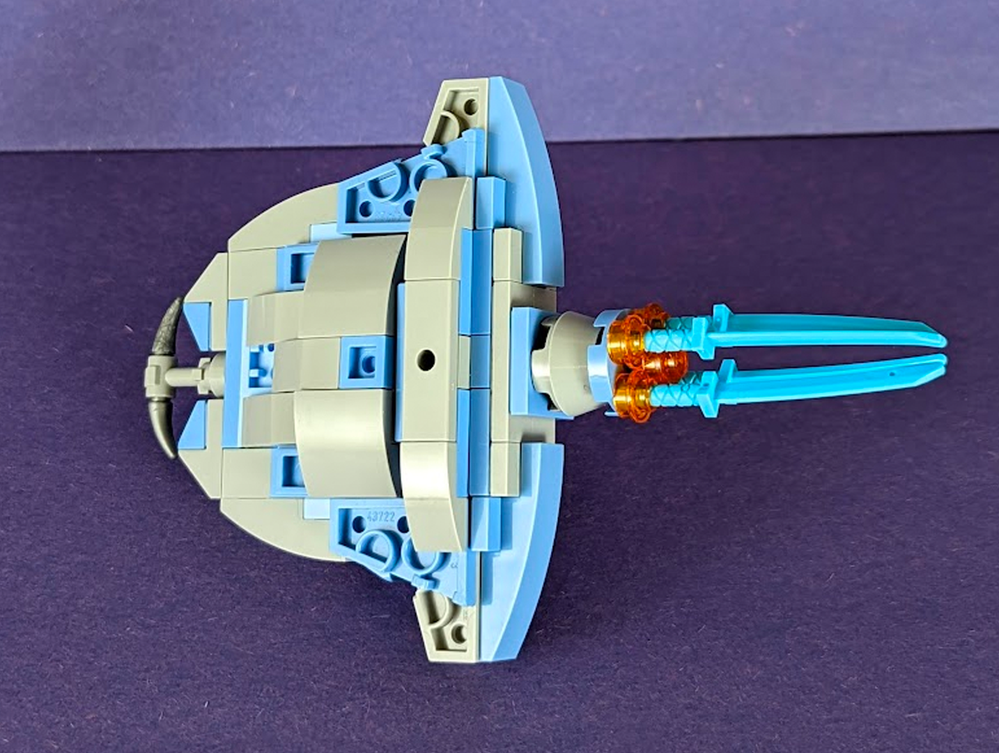 LEGO MOC Gungan Bongo Microfighter by lego_coffee | Rebrickable - Build ...