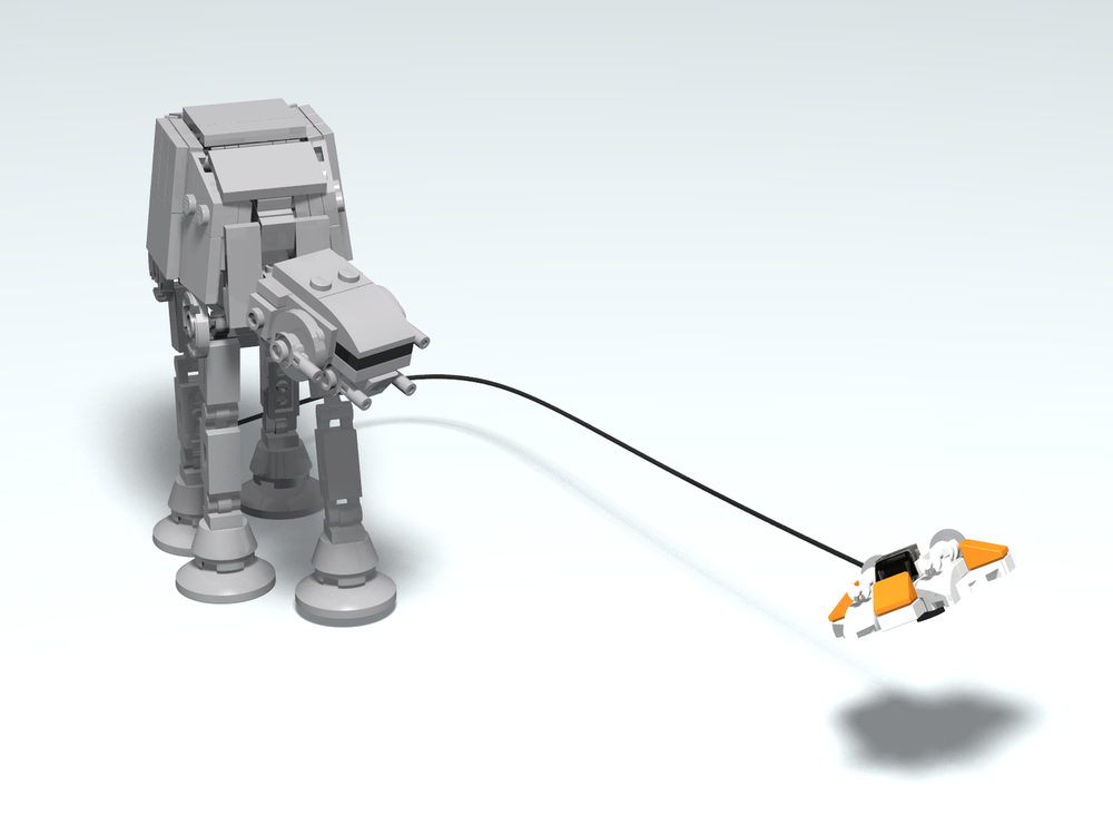 LEGO MOC Micro T-47 Airspeeder Snowspeeder by ckakka2 | Rebrickable ...