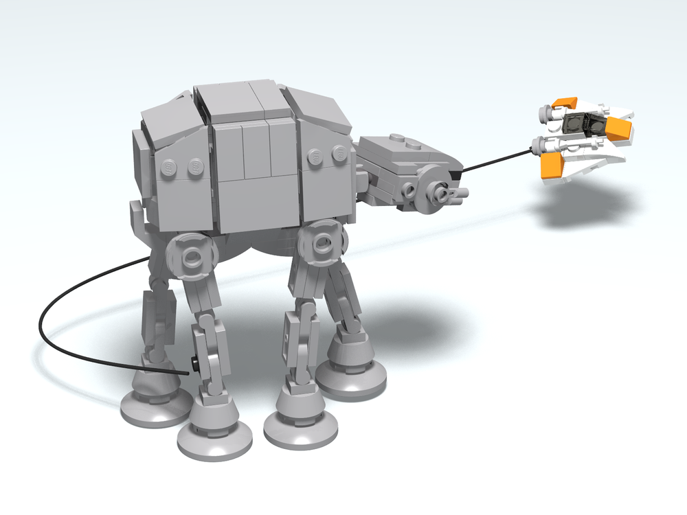 Lego Moc Micro T 47 Airspeeder Snowspeeder By Ckakka2 Rebrickable