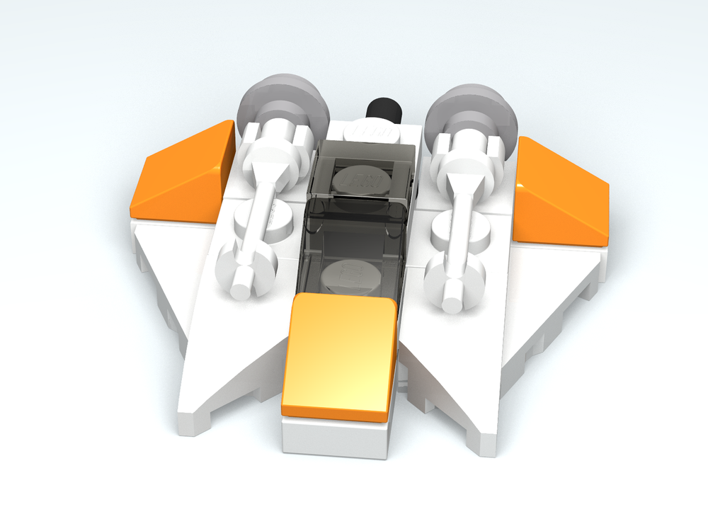 Lego Moc Micro T 47 Airspeeder Snowspeeder By Ckakka2 Rebrickable