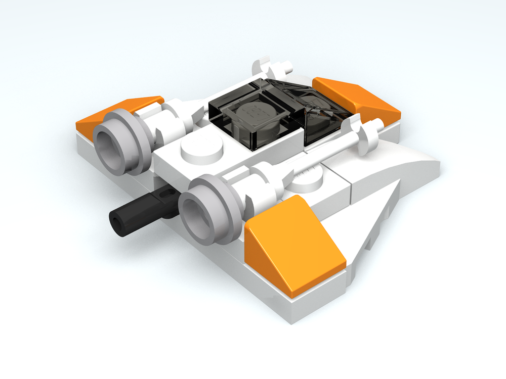 Lego Moc Micro T 47 Airspeeder Snowspeeder By Ckakka2 Rebrickable