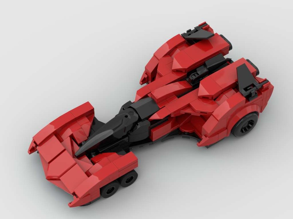 LEGO MOC-125007 CYBER FORMULA 001 by 집중 | Rebrickable - Build with LEGO
