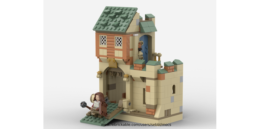 LEGO MOC Castle Gate from 76398 [non-exclusive Castle] by sebbl ...