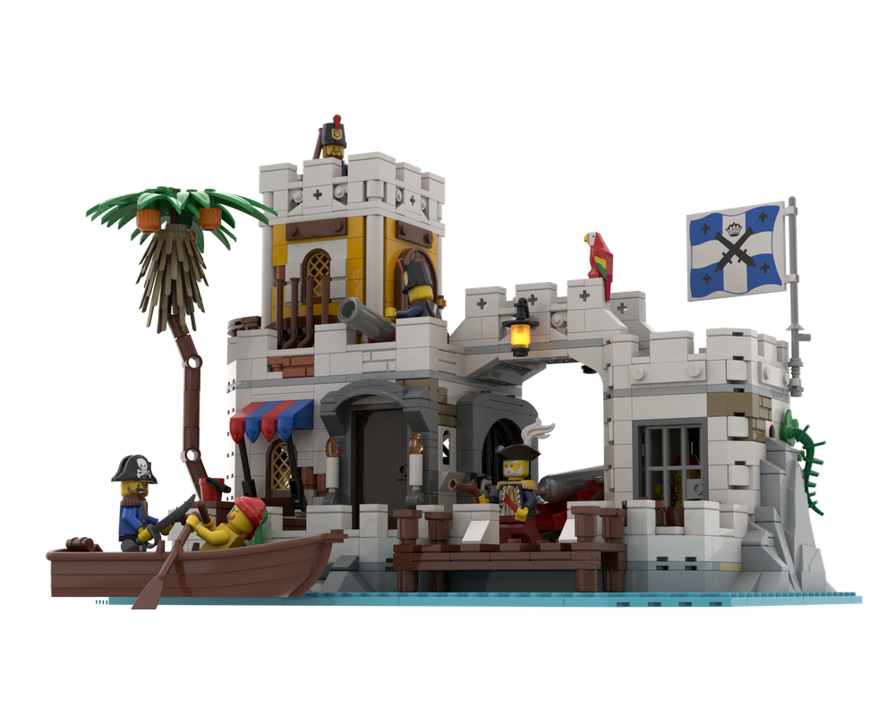 LEGO MOC 6267 Lagoon Lockup Remake by Legat_Of_Legion | Rebrickable ...