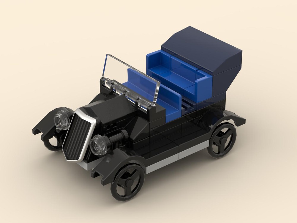 LEGO MOC-125019 Mini classic car by aquir | Rebrickable - Build with LEGO
