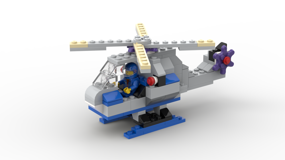 LEGO MOC 11016 Helicopter by Lenarex | Rebrickable - Build with LEGO