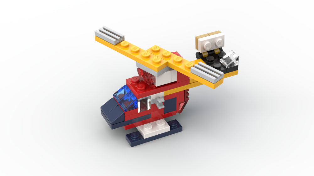 LEGO MOC 11014 Helicopter by Lenarex | Rebrickable - Build with LEGO