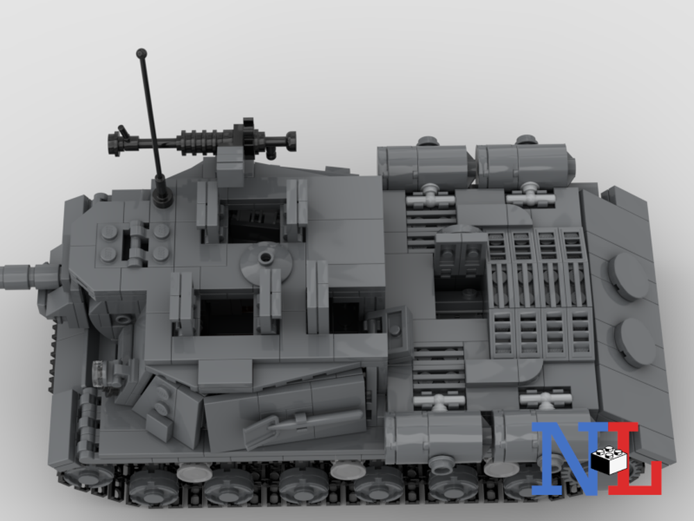 LEGO MOC WW2 ISU-152 Soviet Tank Destroyer by NLBricks | Rebrickable ...