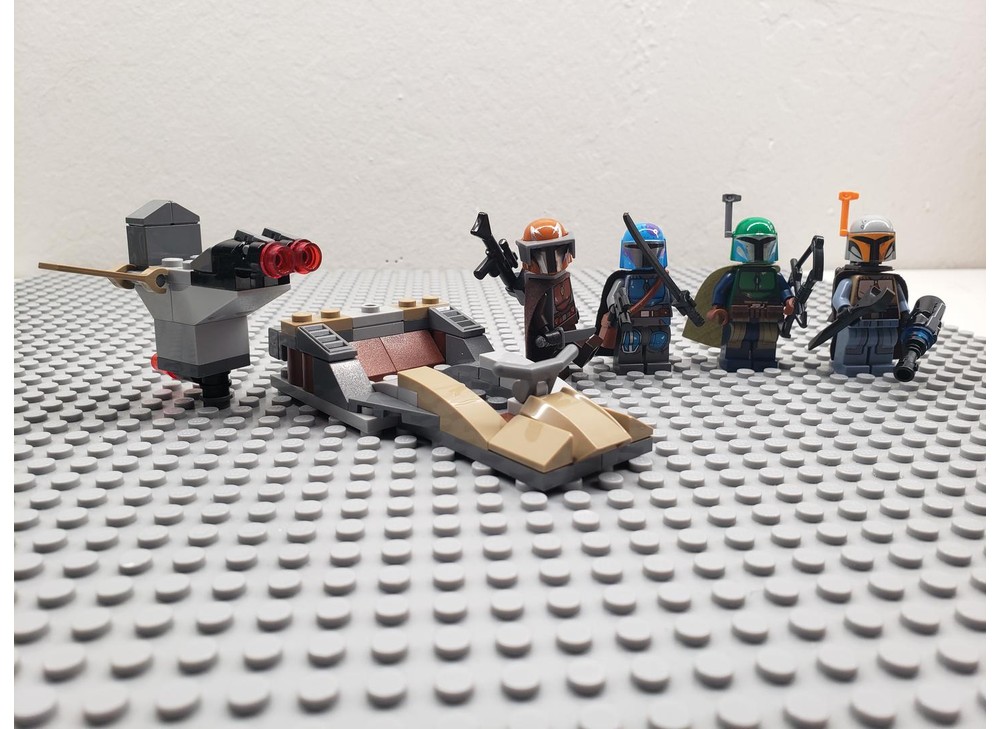 Lego Moc Mandalorian Speeder With Detachable Hovering Gun By Jlherbst77