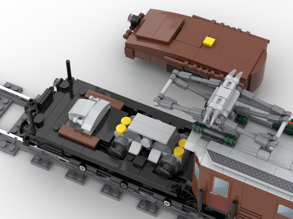 Lego Moc Swiss Crocodile Brown By Langemat Rebrickable Build With Lego