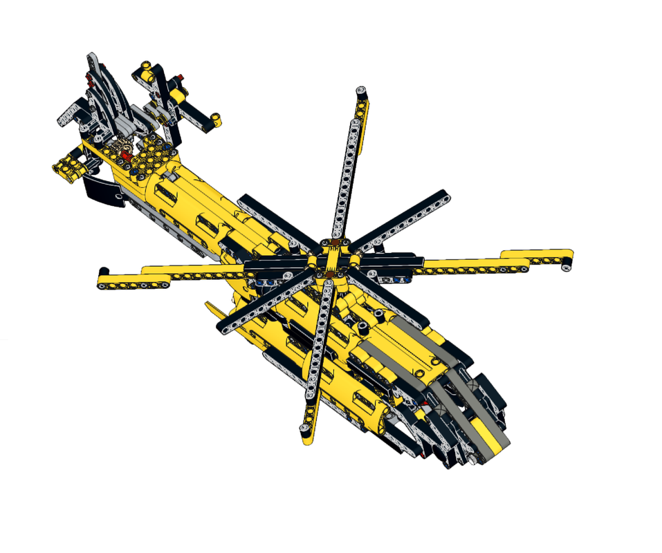 LEGO MOC-125086 Heavy Helicopter by NARP | Rebrickable - Build with LEGO