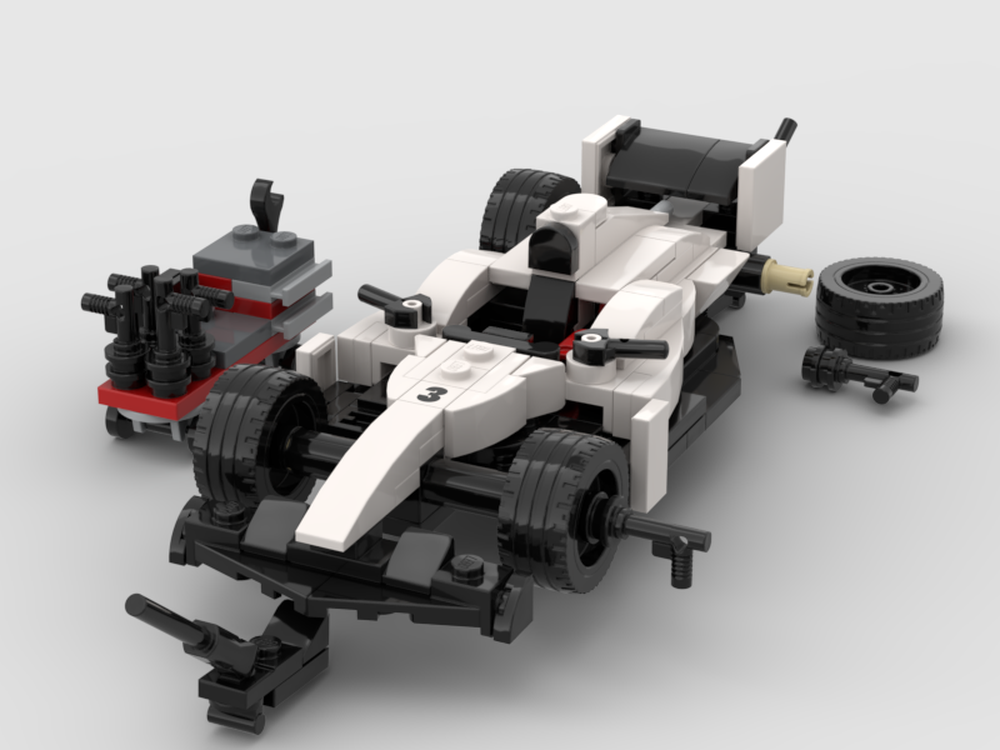 LEGO MOC Custom open wheel racer by Mybrickcars | Rebrickable - Build ...