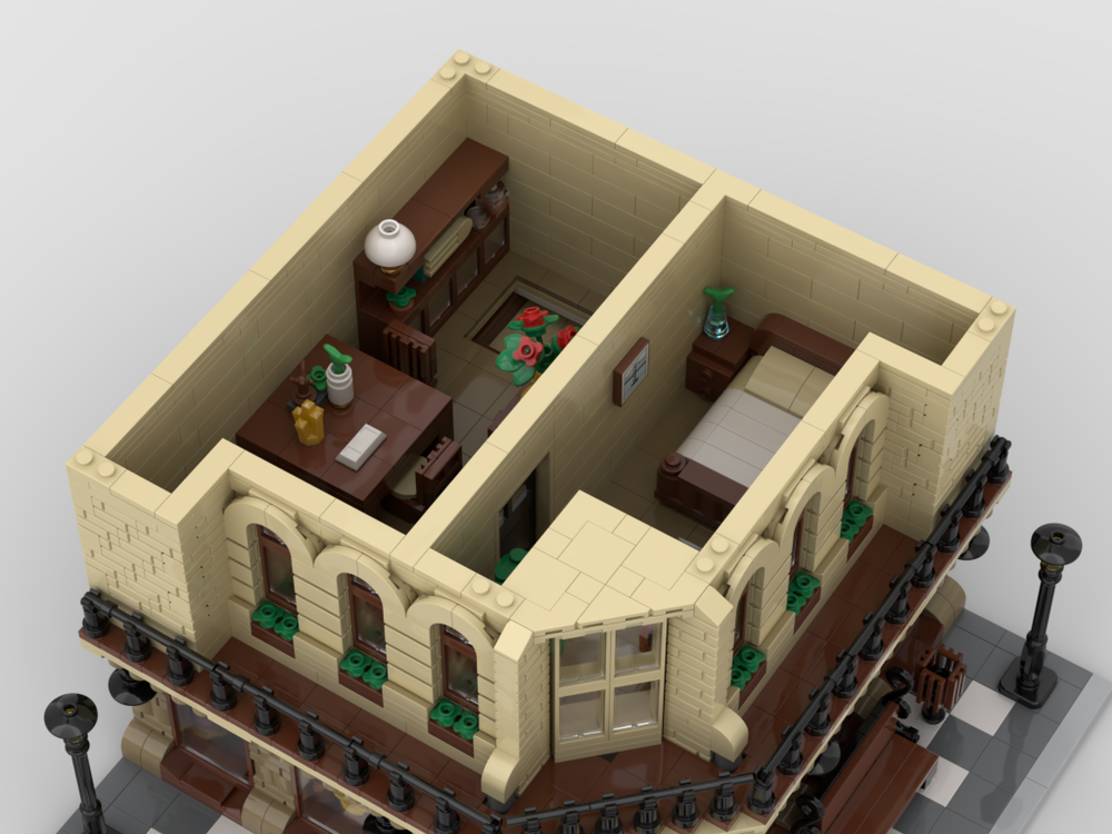 Lego Moc Modular Old Candy Shop By Gabizon Rebrickable Build With Lego
