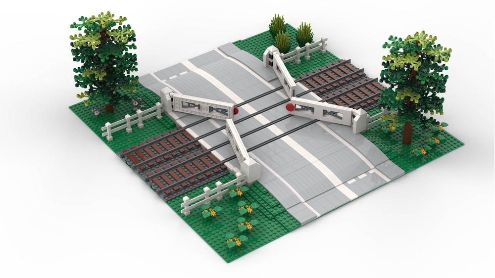 LEGO MOC-125145 Passages à niveau avec barrières -- Level crossings ...