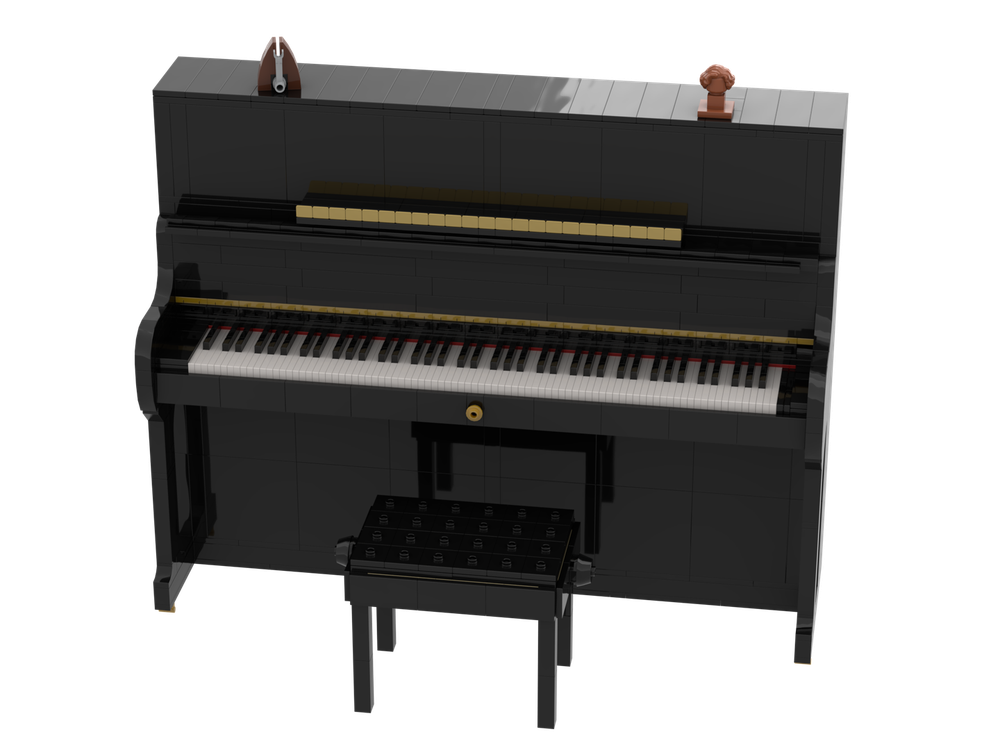 LEGO MOC Piano by zeegiraf | Rebrickable - Build with LEGO