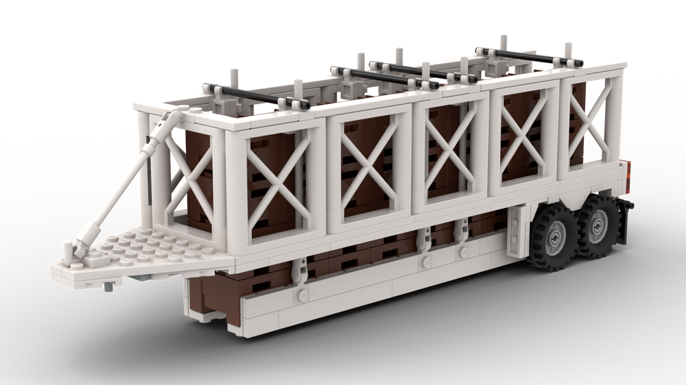 LEGO MOC Straddle Trailer by Yellow.LXF | Rebrickable - Build with LEGO